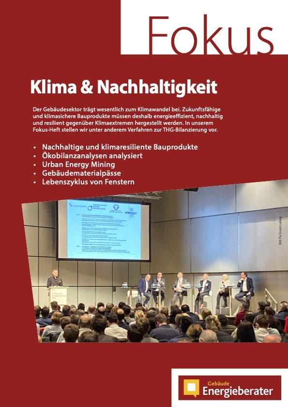 GEB FOKUS Klima & Nachhaltigkeit - Klima & Nachhaltigkeit